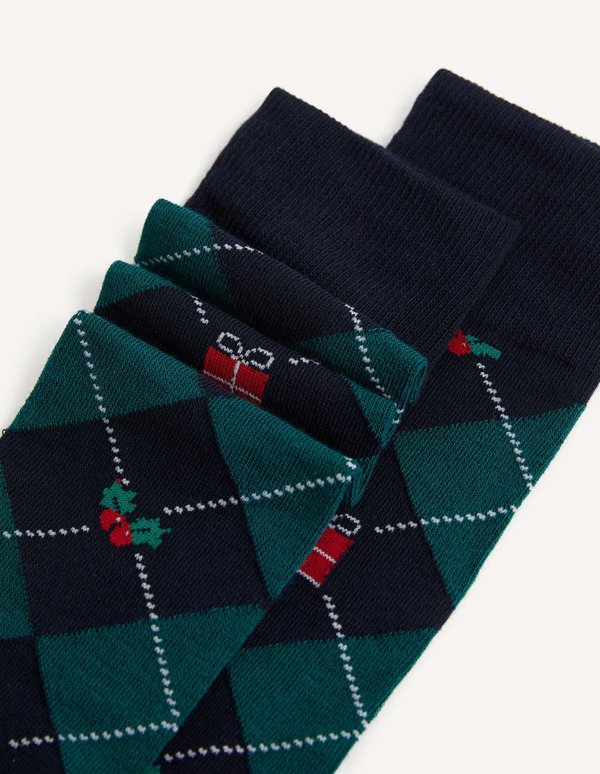 Calze lunghe Uomo a quadri Hello Xmas - Yamamay