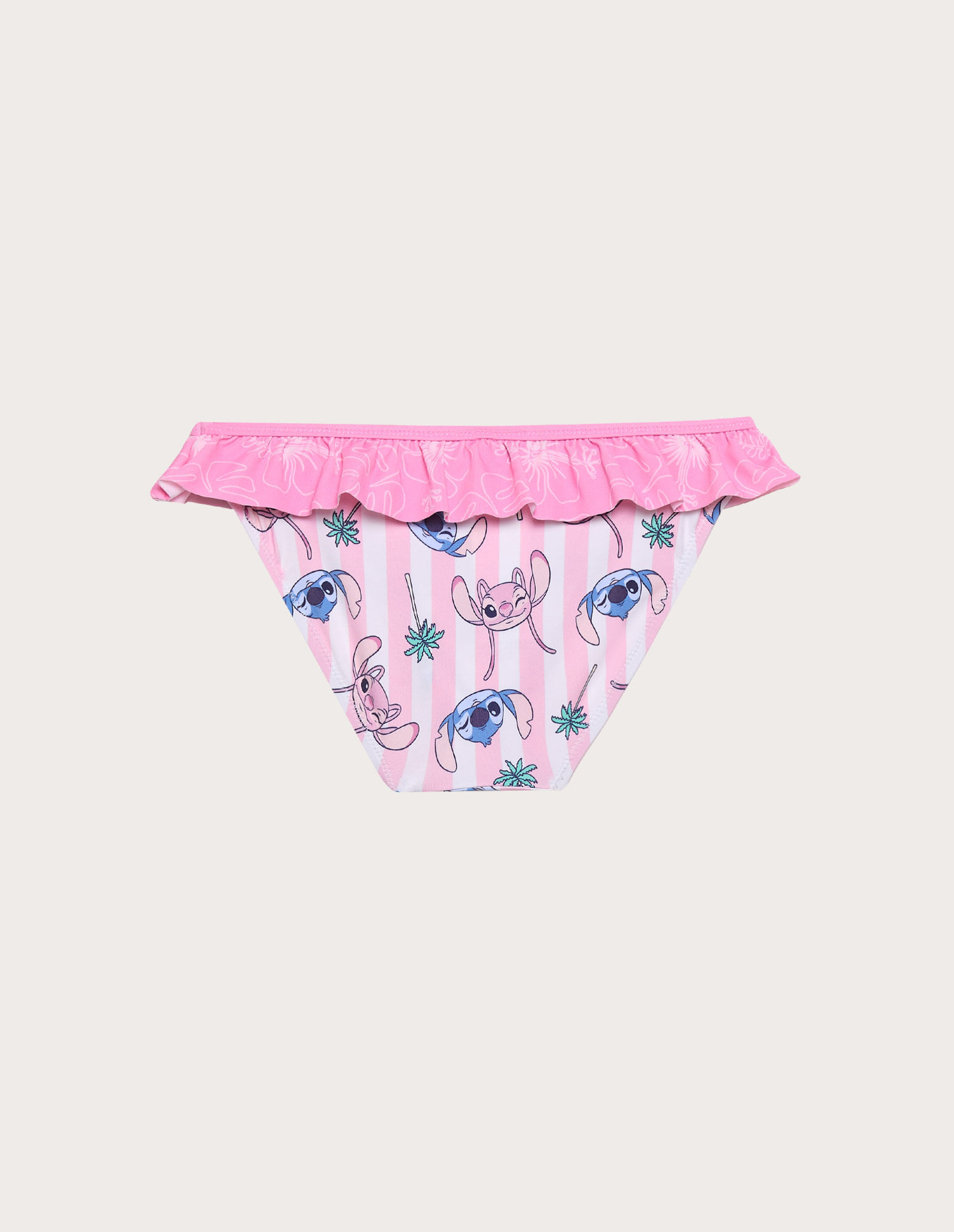 Stitch pink girl's briefs with ruffle - Yamamay