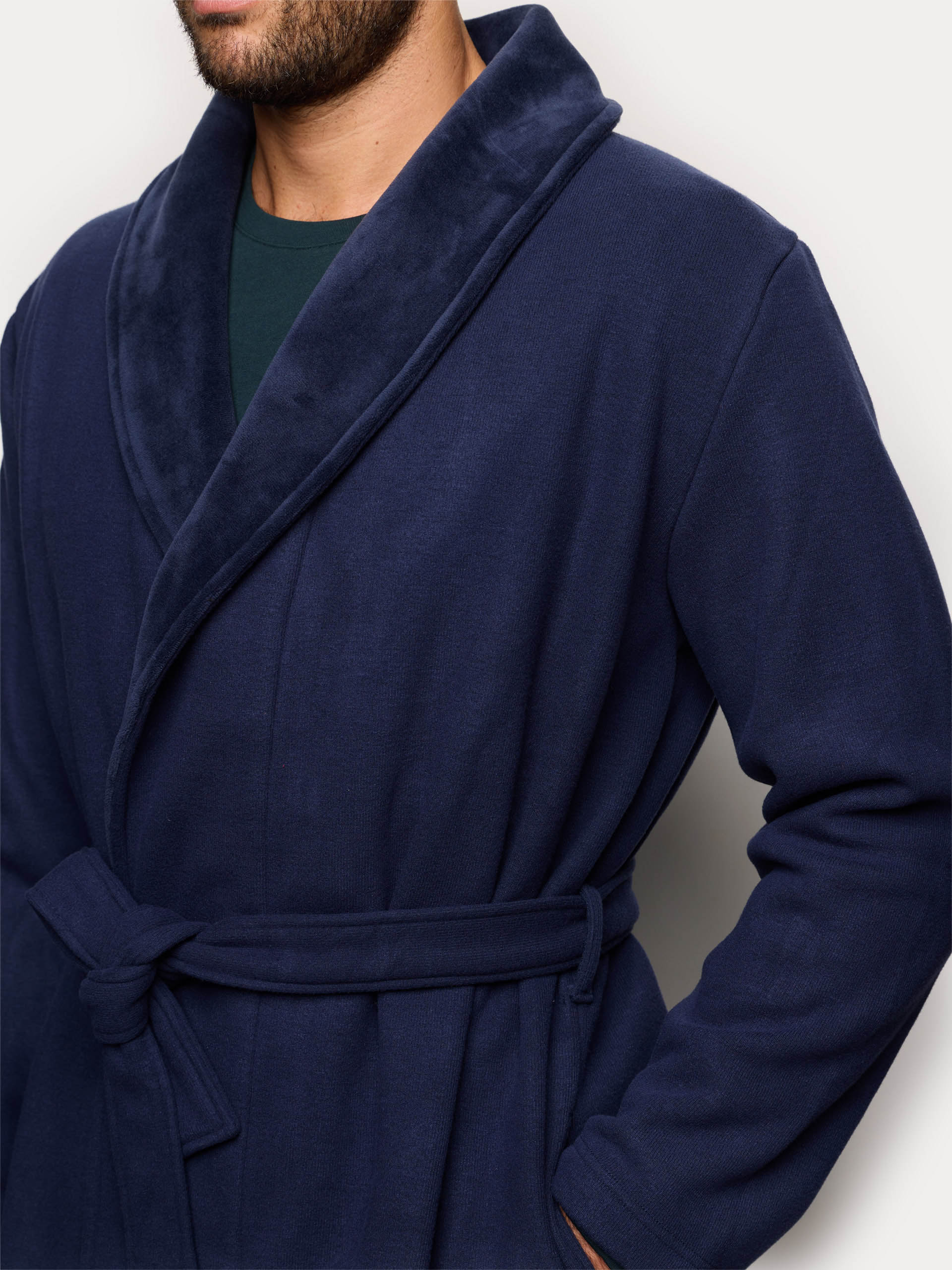 The Winter Daily men's double-sided chenille dressing gown - Yamamay